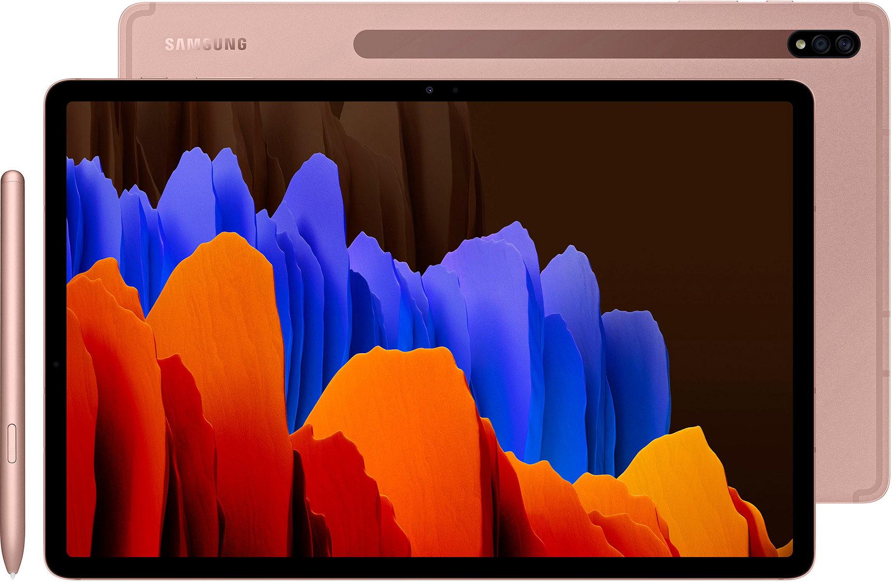 Планшет Samsung Galaxy Tab S7+ Wi-Fi 128 ГБ бронза (SM-T970NZNASER ...