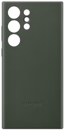 Чехол Samsung Leather Case S23 Ultra Зеленый — купить по цене 490 с ...