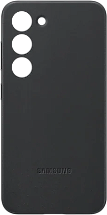 Чехол Samsung Leather Case S23 Черный — купить по цене 490 с доставкой ...