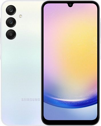 Смартфон Samsung Galaxy A25 8 ГБ/256 ГБ голубой — купить по цене 13990 ...