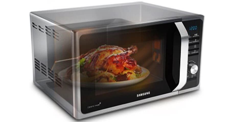 Микроволновая печь Samsung MS23F302TAS/BW 23 л серебристый — купить по ...
